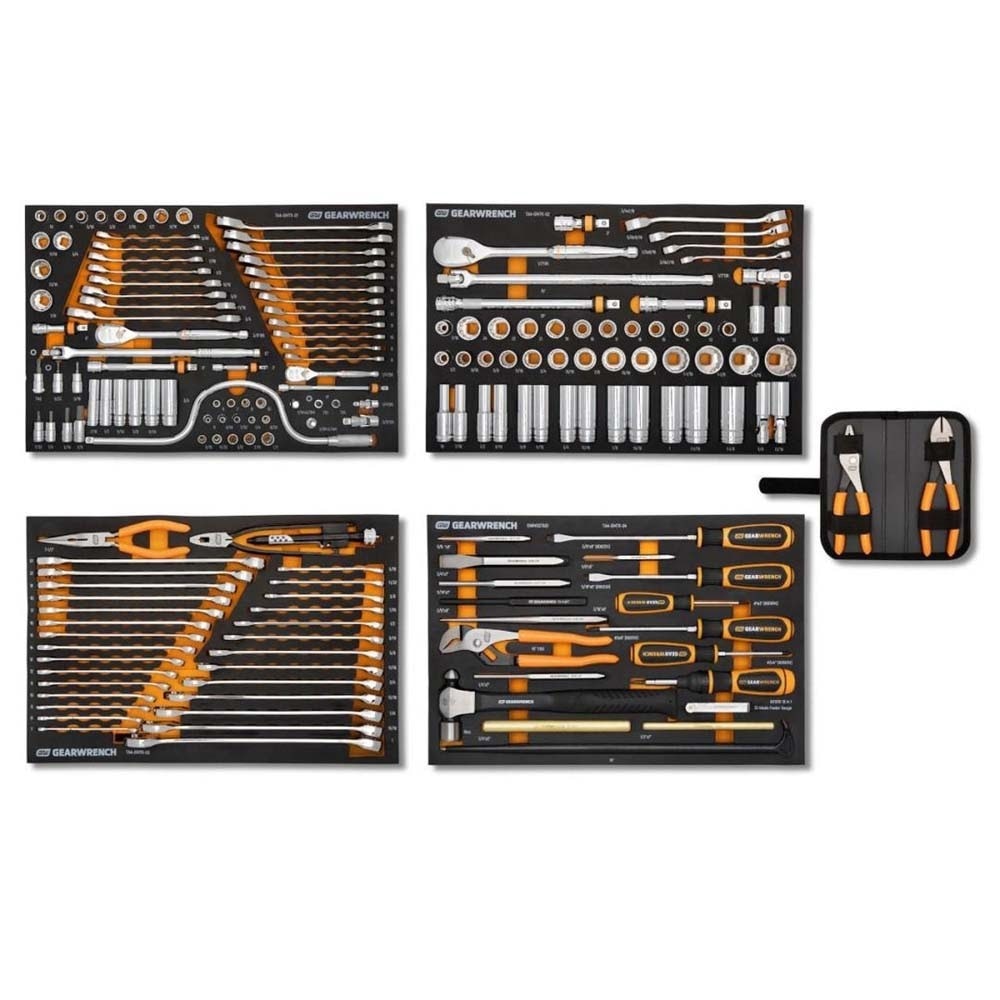 Gearwrench GWGMTK184 184 Piece 1/4, 3/8 and 1/2 Drive General Mechanic
